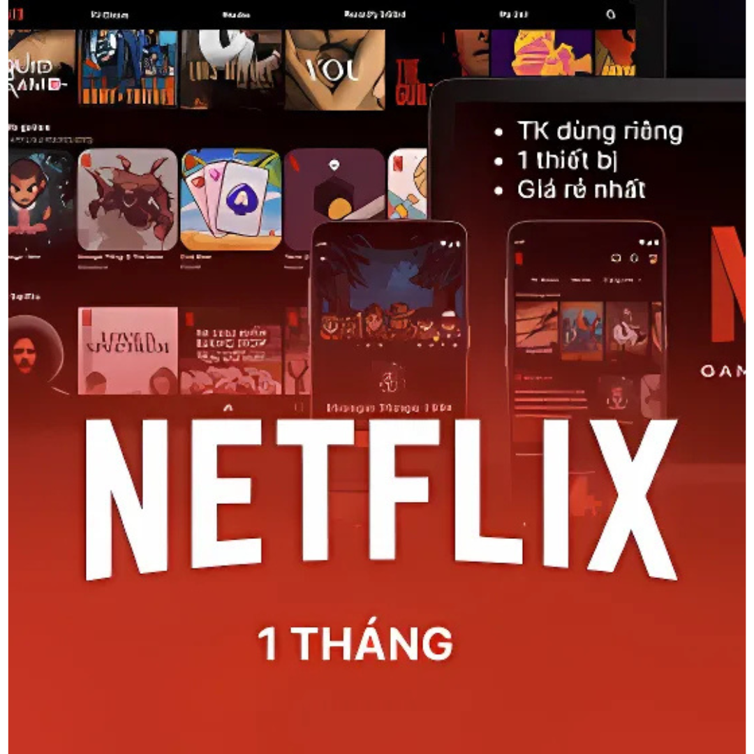 Netflix Premium Riêng Tư - Astorevn.com - Cung cấp tài khoản, key bản quyền, khoá học